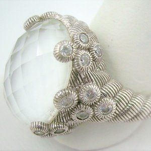 Judith Ripka | Jewelry | Judith Ripka Flora Diamonique Oval Doublet ...